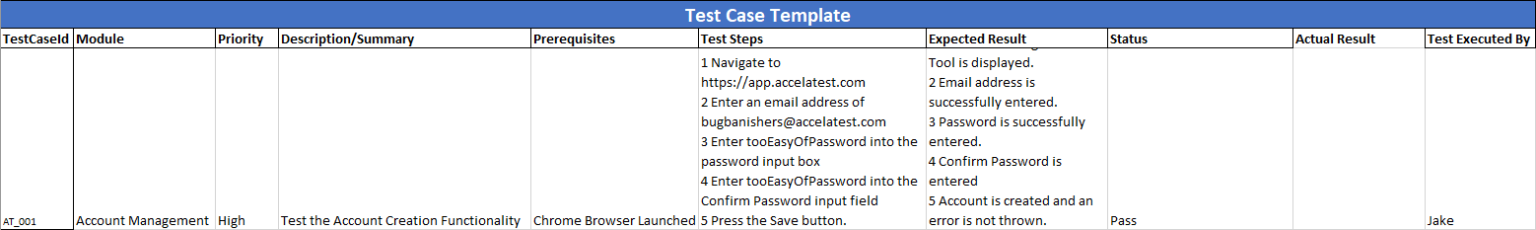 Free Test Case Template – Download the software test plan template ...